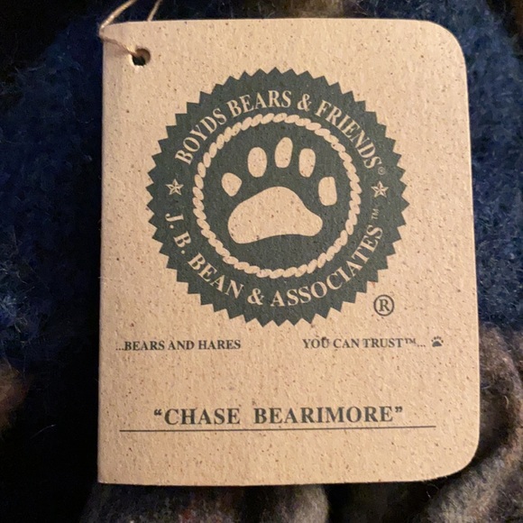 Boyds Bears | Accents | Boyds Bears Friends Chase Bearimore | Poshmark